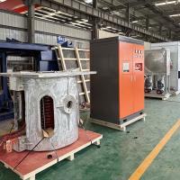 China 500kg Iron Steel Scrap Induction Melting Furnace 400kw 1800°C Industrial Smelter for sale