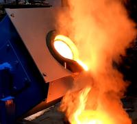 China 70kw 100kg Induction Melting Furnace for Brass Copper Scrap Cast Iron Metal for sale