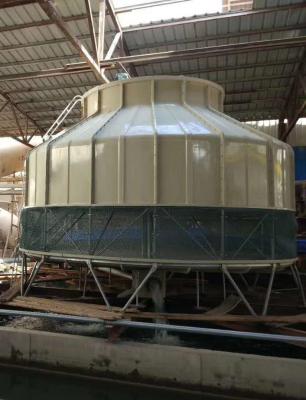 China 10T Industrial Open Loop Cooling Tower with 10m³/h Flow Rate and 0.37kW Motor Power for HVAC and Industrial Applications for sale