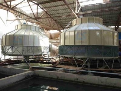 China LSK-125T FRP Counter Flow Open Water Cooling Tower 125m³/h Flow 2.2kW Motor Industrial Grade for sale