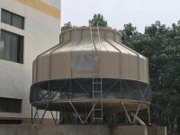 China LSK-125T Open Loop Water Cooling Tower with 125 m³/h Flow Rate and 2.2 kW Motor Power for sale