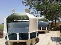 China 10T Industrial Open Loop Cooling Tower with 10m³/h Flow Rate and 0.37kW Motor Power for HVAC and Industrial Applications for sale