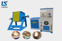 China 90kw IGBT Induction Melting Furnace for Scrap Brass Steel 40kg Capacity for sale