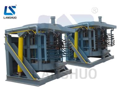 China Steel Shell Electromagnetic Induction Melting Furnace 0.25-15T Capacity 250-9000KW Power for Metal Processing for sale
