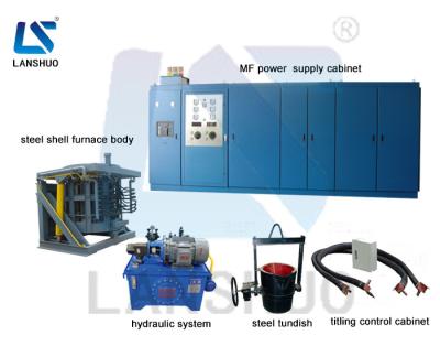 China Metal Induction Large Melting Furnace Medium Frequency For Industrial Copper Scrap for sale