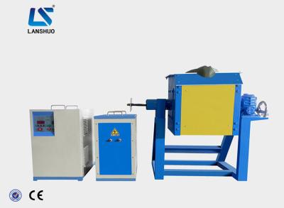 China 35kw IGBT Gold Induction Melting Furnace 57A Input 1-15KHz Oscillation for sale