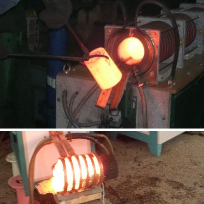 China IGBT Electric Steel Bar Induction Heating Machine High Frequency Easy Operation for sale