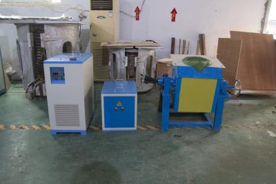 China 10L/Min 57A Aluminium Induction Crucible Furnace for Metal Melting 15kW for sale