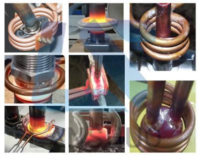 China Heating Treatment 75A 50kw IGBT Induction Brazing Equipment for sale