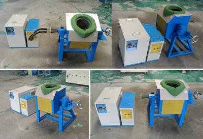 China 35kW 30kg Medium Frequency Induction Melting Furnace for Gold, Silver, Copper and Aluminum Processing for sale