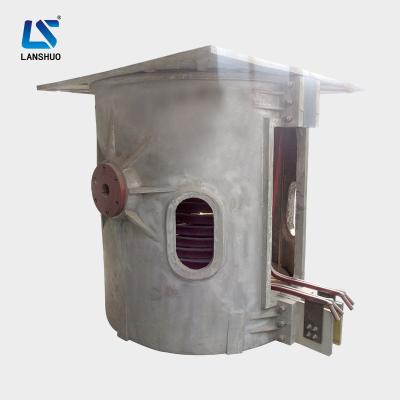 China 500kg 400KW Induction Melting Furnace for Copper Iron Steel with 2000HZ Frequency and 1600°C Capacity for sale