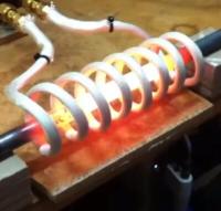 China 160kw IGBT Induction Heating Machine Round Bar End Forging 380V 18-23kHz for sale