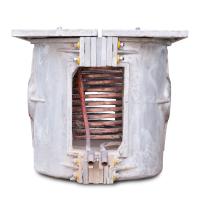 China 1 Ton Medium Frequency Induction Melting Furnace 800KW 660V for Scrap Metal Steel Iron Aluminum for sale