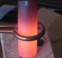 China 160KW High Frequency Steel Round Bar Induction Heating Machine For Forging for sale