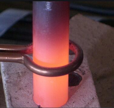 China 160KW High Frequency Steel Round Bar Induction Heating Machine For Forging for sale
