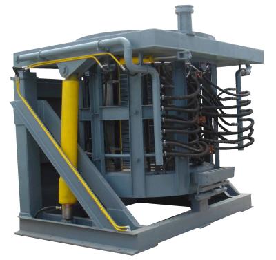 China 2 Ton Steel Melting Induction Electric Furnace 510 kWh Energy Saving Industrial Foundry for sale