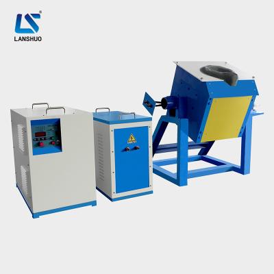 China Industrial Medium Frequency Induction Furnace 45kw 380V for Gold Silver Copper Aluminum Steel Melting for sale