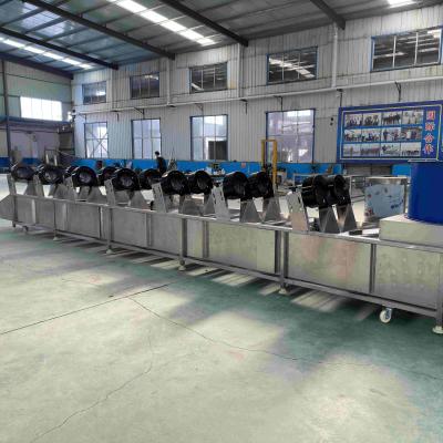 China Commercial Industrial Cold Air Vegetables and Fruit Drying Cleaning Machine 380V 7500W for sale
