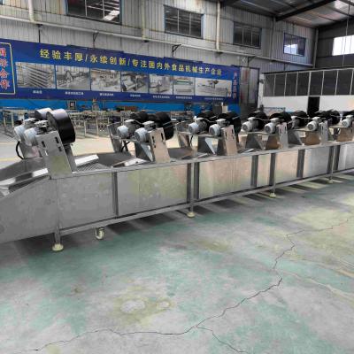 China Commercial Air Drying Machine 5900x1250x1230mm 380V for Mushroom Banana Dates Vegetables Fruits for sale