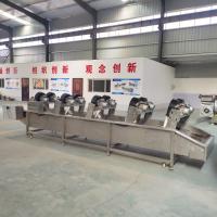 China 304 Stainless Steel Industrial Air Drying Machine 5900mm Vegetable Fruit Dryer 380V Food Processing Line for sale