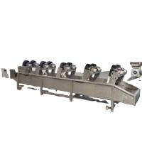 China 304 Stainless Steel Industrial Air Drying Machine 5900mm Vegetable Fruit Dryer 380V Food Processing Line for sale