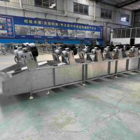 China Commercial Vegetable Vibration Air Drying Machine Air Blowing Type Dewatering Machine for sale