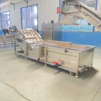 China UNIGEAR Industrial Fruit Vegetable Washing Machine 380V 3.75KW Bubble Cleaning Line for sale