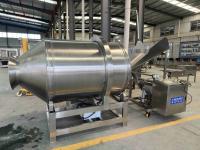 China Stainless Steel Automatic Food Rotary Drum Mixer Machine Meat Blender 70kg 2000kg Capacity for sale