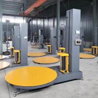 China Electric Industrial Stretch Film Pallet Wrapping Machine 220V 50Hz Touch Screen Control for sale