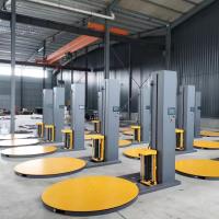 China Fully Automatic Pallet Intelligent Wrapping Machine Film Stretching Wrapper for sale