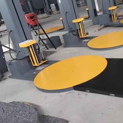 China Automatic Pallet Wrap Machine 220V 50Hz Stretch Film Wrapping for Luggage Packaging for sale