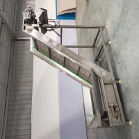 China Automatic 304 Stainless Steel Mesh Belt Conveyor 1000KG/H Food Lifting Machine for sale