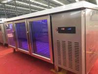 China Stainless Steel Fridge Freezer With Water Dispenser for sale