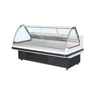 China Refrigerated Display Cabinet for Mutton Pork Beef Storage Cold Fresh Meat Preservation for sale