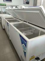 China Commercial Upright Freezer Crooked Cold Cabinet for sale