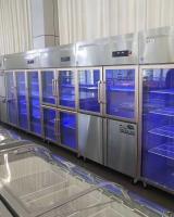 China 2 Door Glass Display Freezer Countertop Freezer With Glass Door for sale