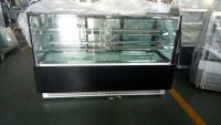 China Upright Glass Door Chiller Cabinet Right Angle Rear Door Air Cooled for Cake for sale