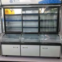 China Upright Glass Door Freezer Direct Cooling Refrigerate Preserve Cabinet for sale