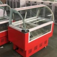 China 10l Small Glass Door Freezer, Ice Porridge Display Glass Door Freezer, 6barrels Glass Door Display Freezer for sale