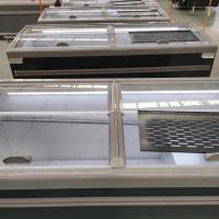 China 850mm Commercial Glass Freezer, IEC Direct Cooling Commercial Glass Freezer for sale