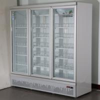 China Three Glass Doors Refrigerated Stereoscopic Display Cabinet Commercial for sale