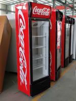 China Customizable Pepsi drinks display freezer with glass door for sale