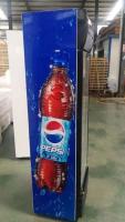 China Electric Drink 290L Single Door Display Chiller Direct Cooling for sale