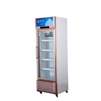 China LC-338 Professional Manufacture Refrigerated Showcase Commercial Upright Freezer for sale