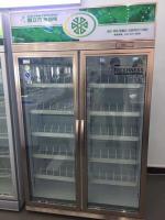 China Double Door Upright Glass Door Display Freezer 2 To 8 Degree for sale