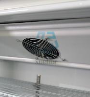 China Commercial glass cold drink single door fan cooling display freezer for sale