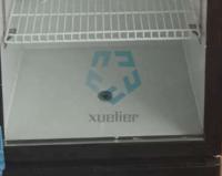 China Commercial glass cold drink single door fan cooling display freezer for sale