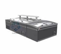 China Supermarket Chest Freezer With Sliding Glass Top Static cooling 630L for sale