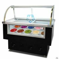 China Counter 10 Pans Commercial Ice Freezers R134A Static Cooling for sale