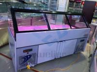China Stainless Steel Deli Display Freezer 220V Direct Cooling for sale